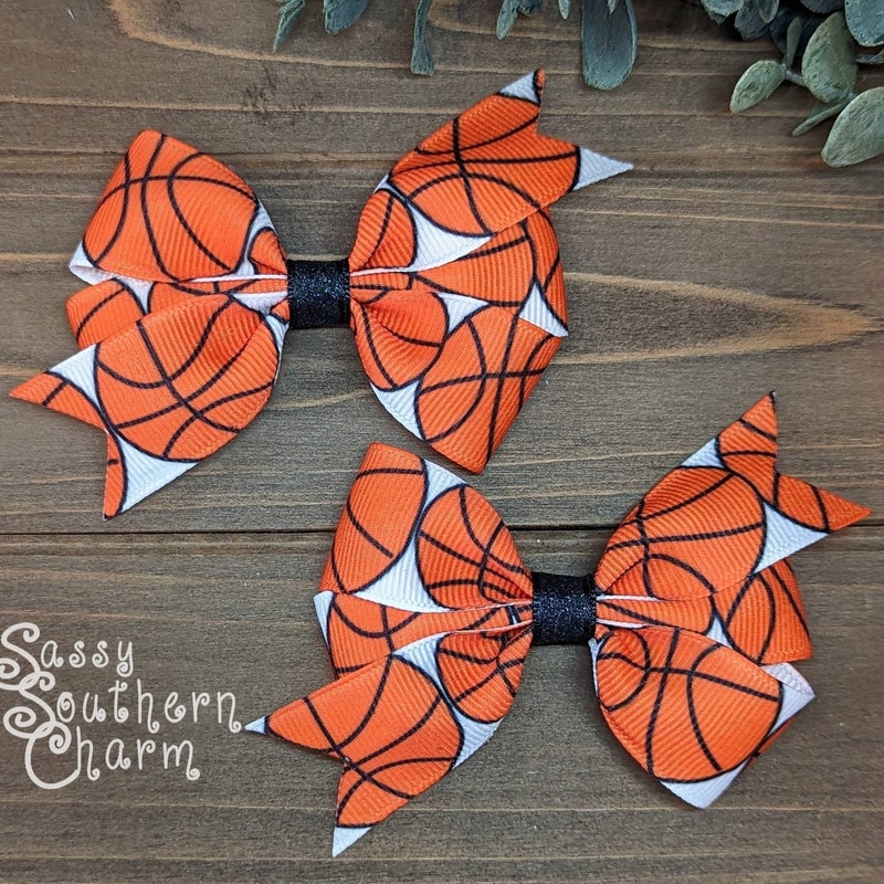 Basketball Bows - Etsy