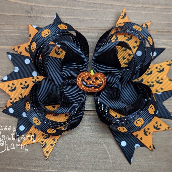 Fall Hair Bow - Etsy