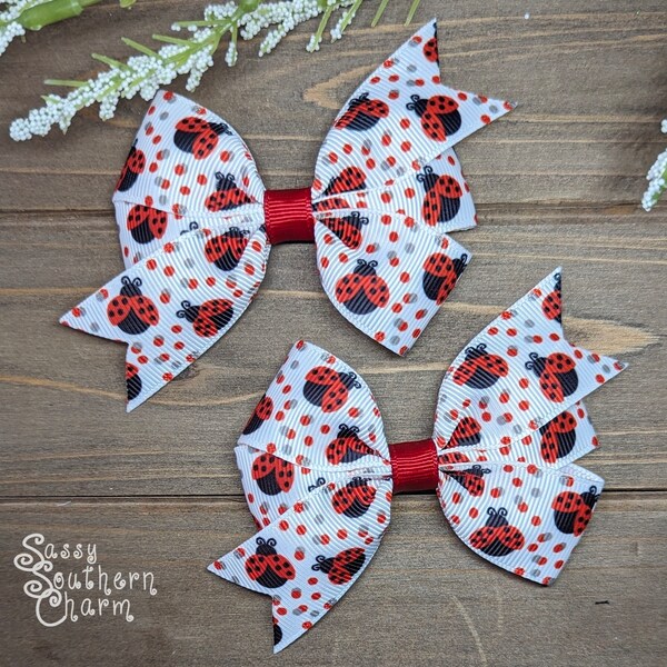 Ladybug Hair Clip - Etsy