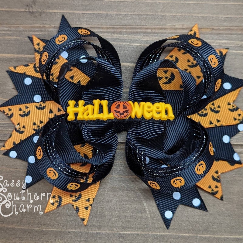 Fall Hair Bow - Etsy