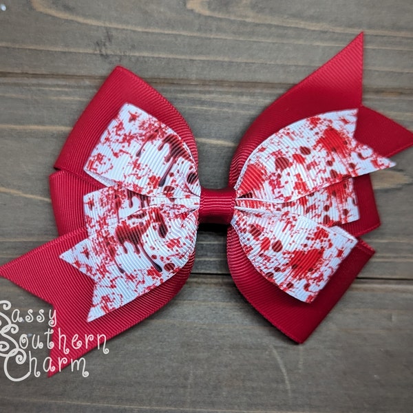 Halloween Hair Bow - Etsy
