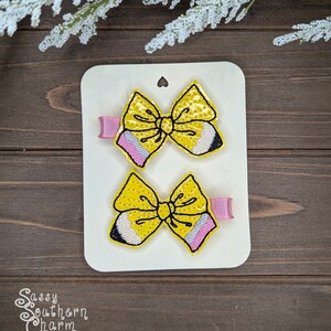 Coquette Pencil Bows, Back to School Bows, First Day of School Bows ...