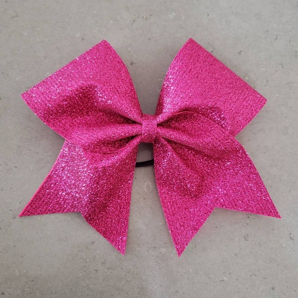 Hot Pink Cheer Bow - Etsy