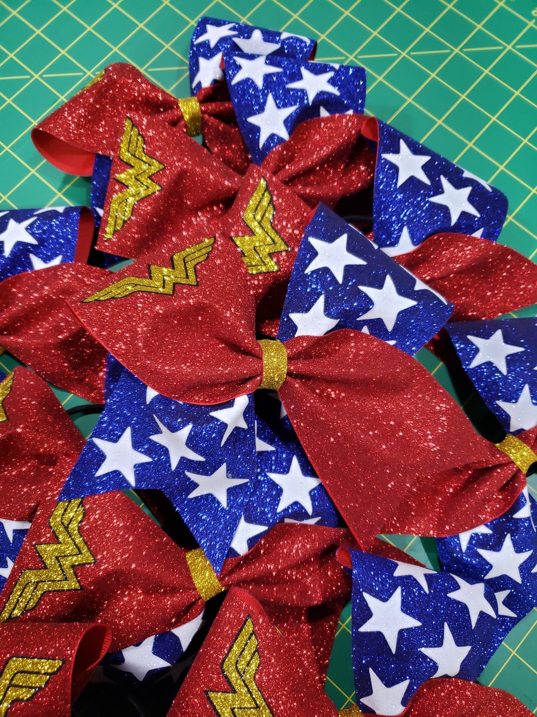 Wonder Woman Cheer Bow - Etsy