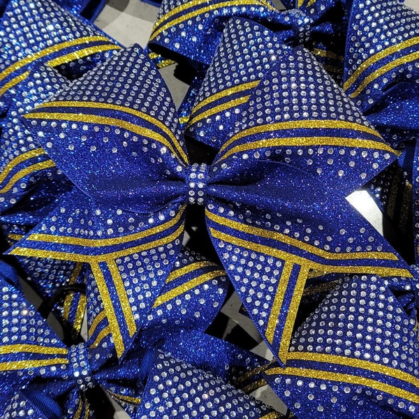 Gold Cheer Bow - Etsy