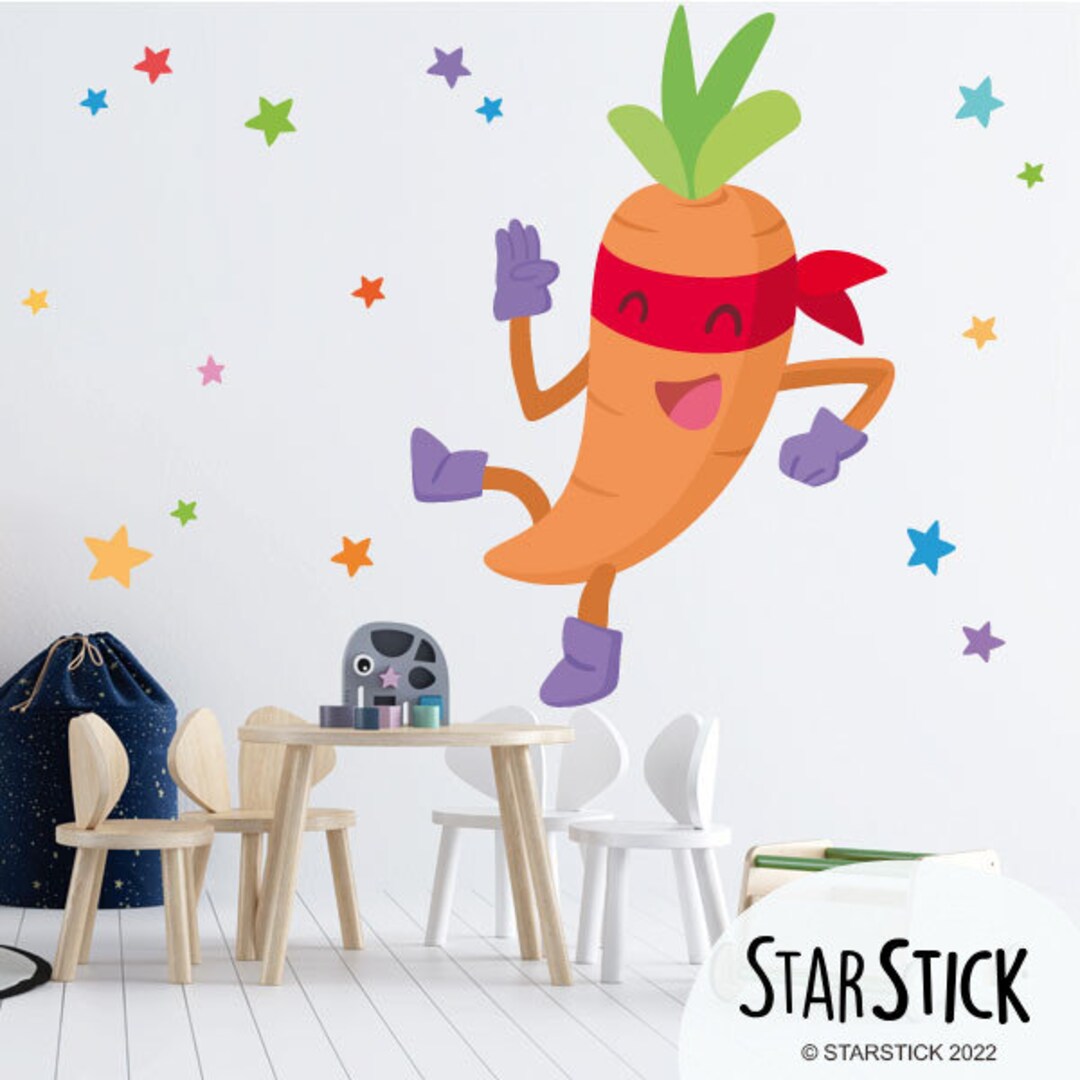 Super Carrot - Wall Decals for Schools and Schools - Etsy
