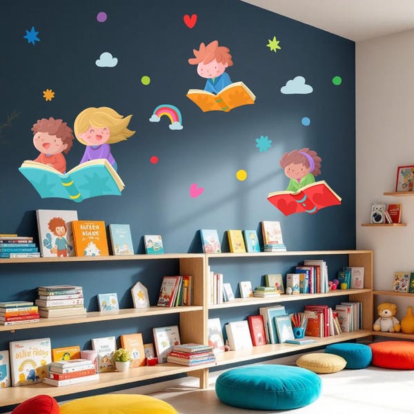 Library Decal - Etsy UK