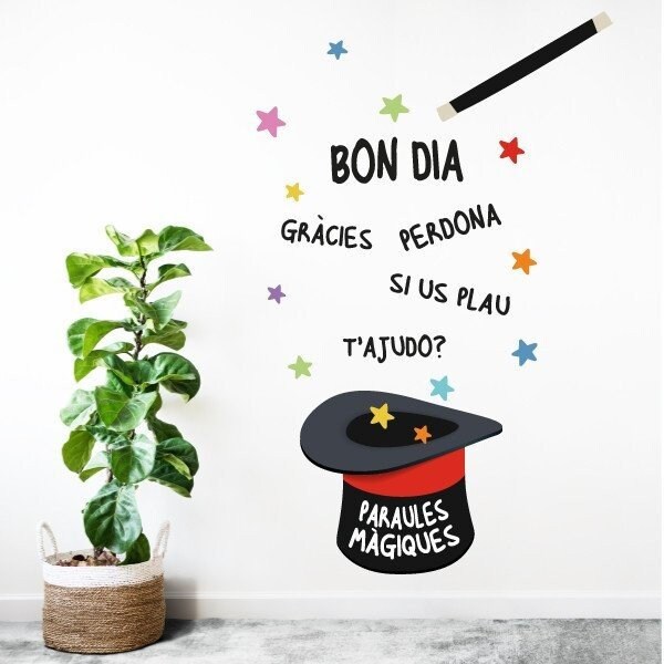Magic Words Educational Wall Stickers for Schools Classroom Decals ...
