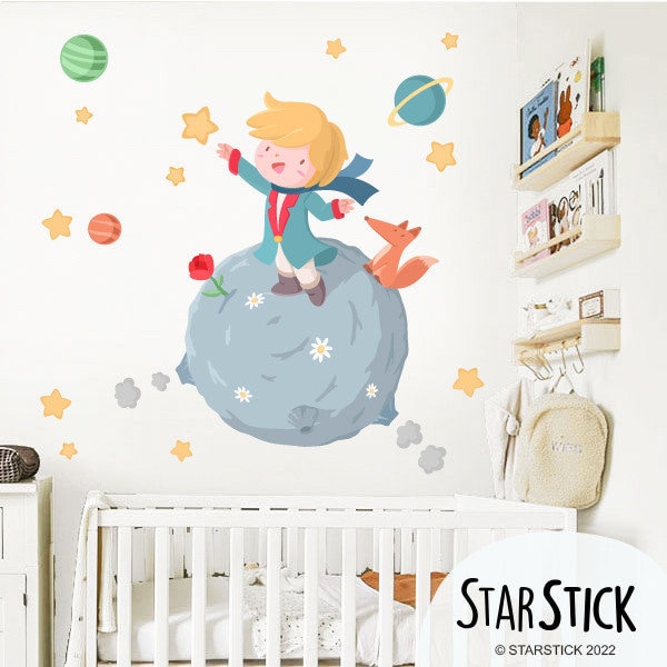 LITTLE PRINCE Nursery Wall Decal Wall Sticker Murals Baby Nursery ...