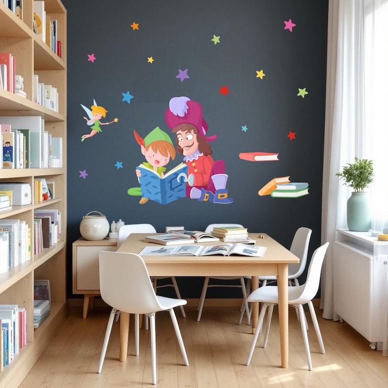 Peter Pan Wall Decal - Etsy