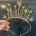 The LYRA Star Crown Tiara - Bridal Headdress Festival Prom Flower - Etsy