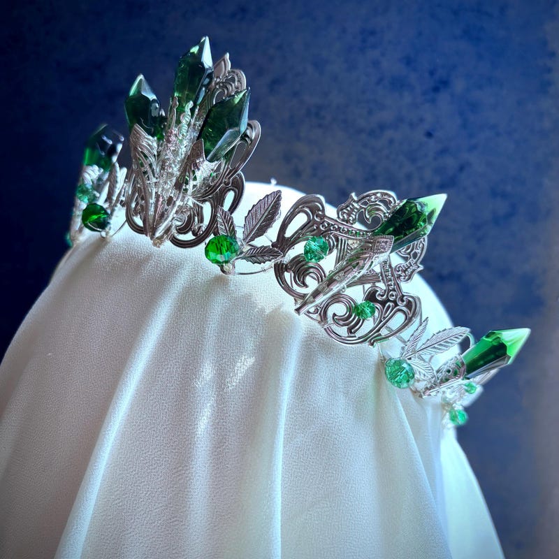 Crown Green and Gold - Etsy UK