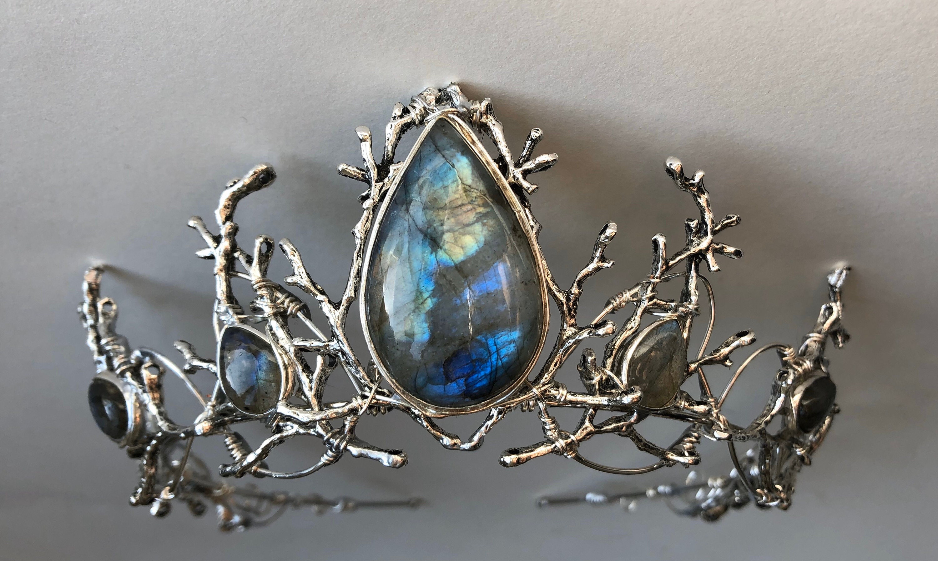 The LUNA Labradorite Crown | Etsy