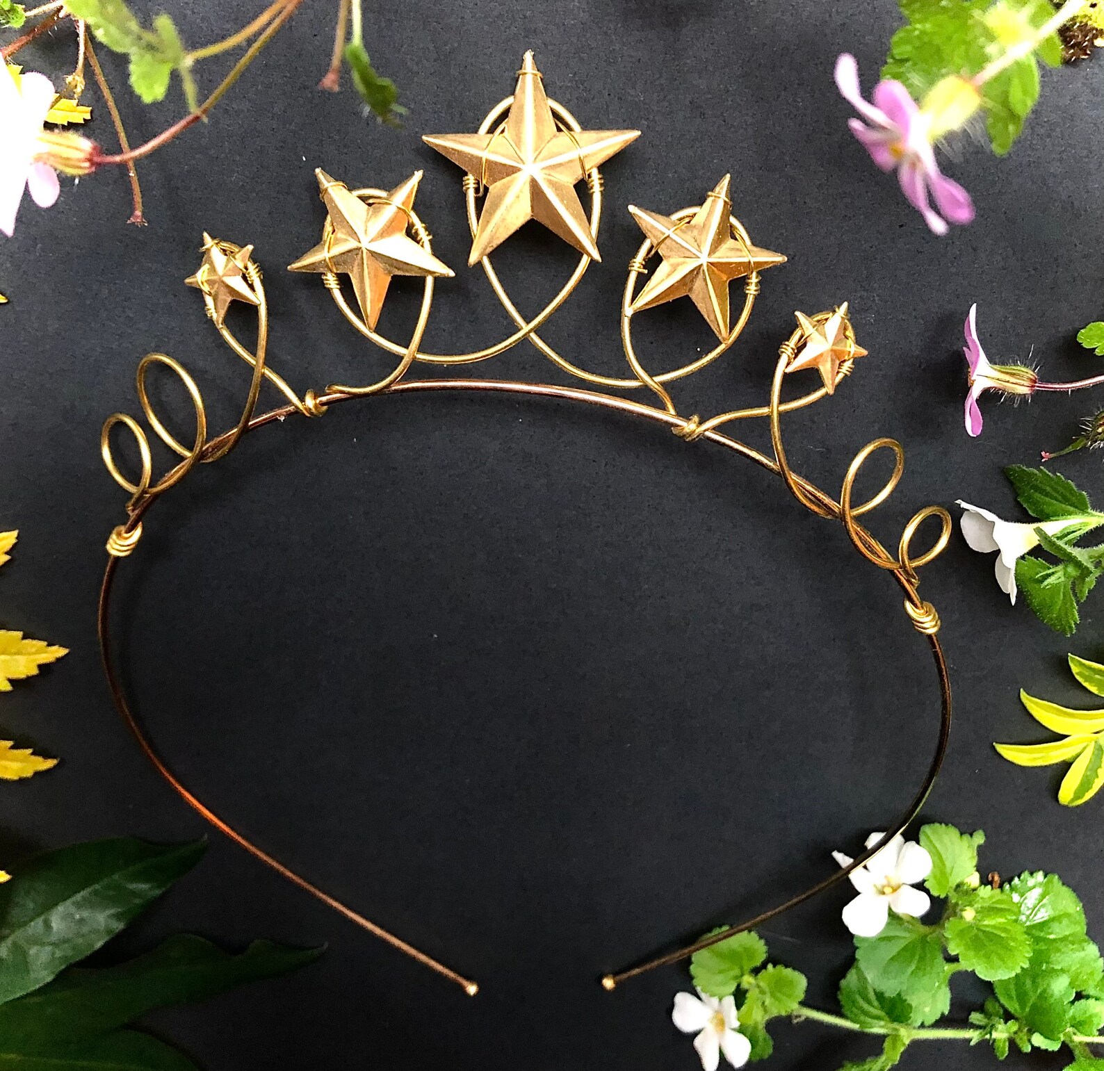 The ALSEPHINA Star Loop Celestial Starry Night Sky Crown | Etsy UK
