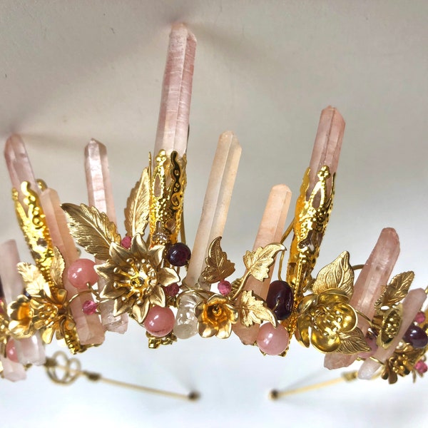 Pink Crystal Crown - Etsy