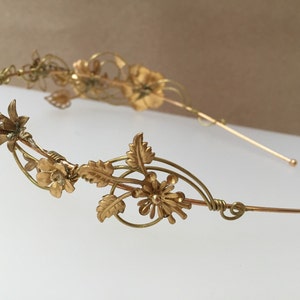 The ODETTE Crown - Edwardian Vintage Flower Tiara Headband. Steampunk ...
