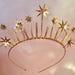 The LYRA Star Crown Tiara Bridal Headdress Festival Prom Flower - Etsy