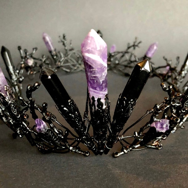 Amethyst Crown - Etsy