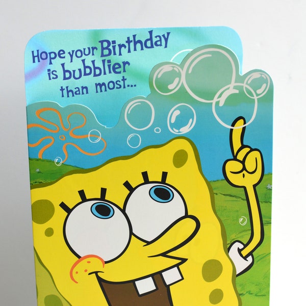 Spongebob Wrapping Paper - Etsy