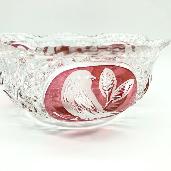 Hofbauer Red Bird Crystal - Etsy