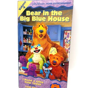 Bear in the Big Blue House VHS – Volume 4, Tested Working - Etsy