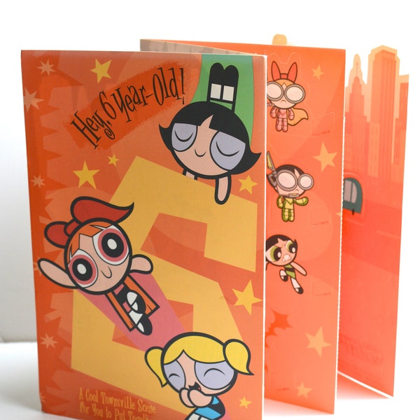 Powerpuff Girls Birthday Cards - Etsy