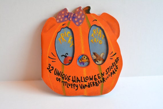 Hallowen Sticker Book 1994 Muffy Vanderbear Vintage Pumpkin - Etsy Canada