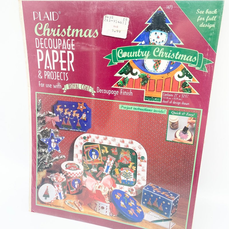 Christmas Decoupage Paper - Etsy