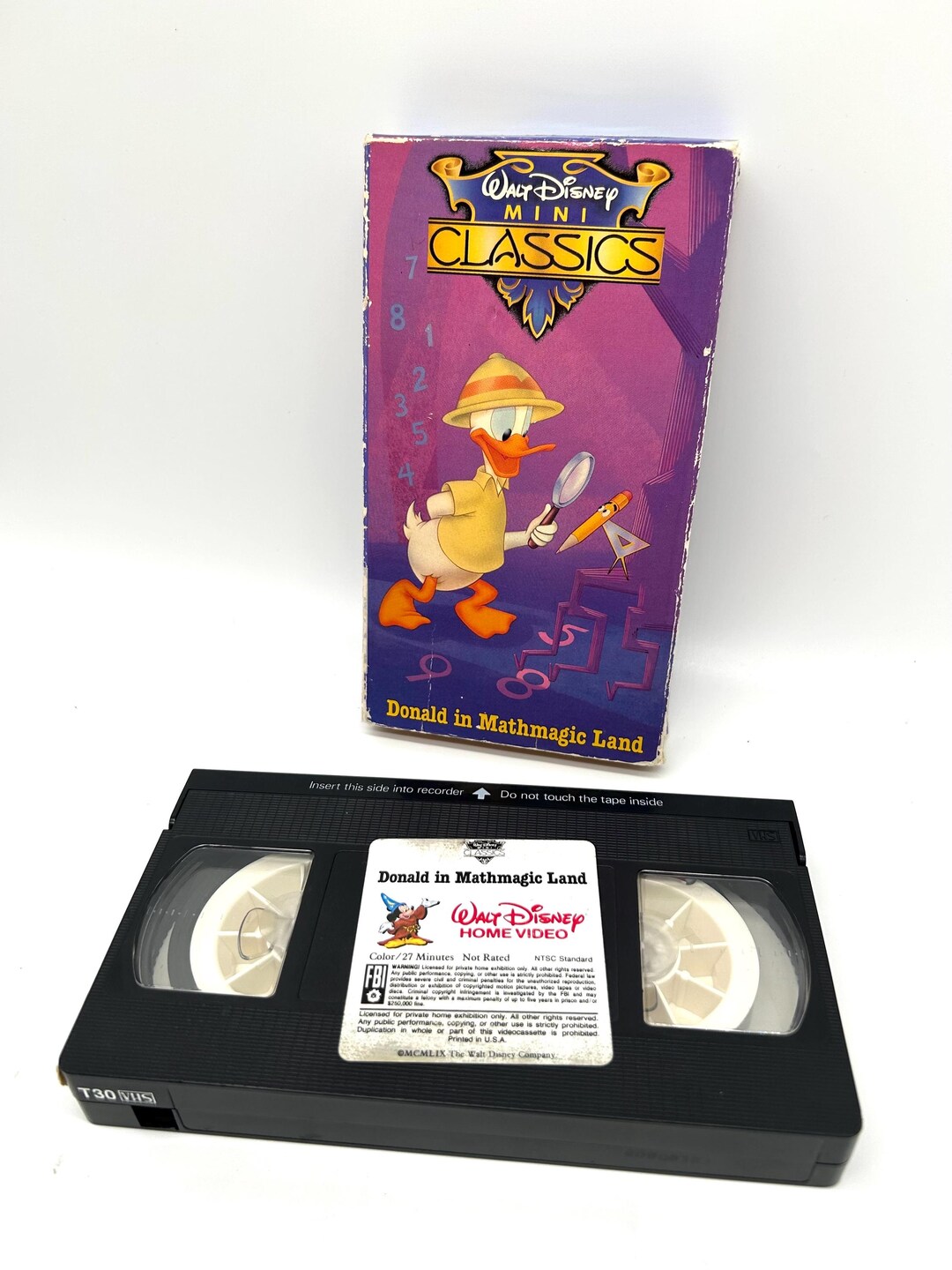 Disney Donald in Mathmagic Land VHS - Mini Classics - Tested Working - Etsy