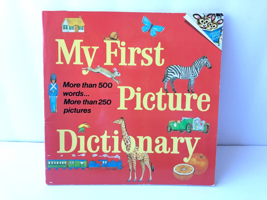 My First Picture Dictionary - Children’s Picture Book - Etsy