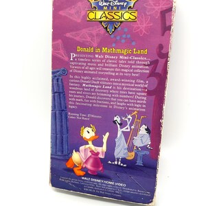 Disney Donald in Mathmagic Land VHS - Mini Classics - Tested Working - Etsy