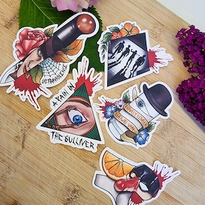 A Clockwork Orange Stickers, 5 Pack, Gloss Vinyl Waterproof Permanent ...