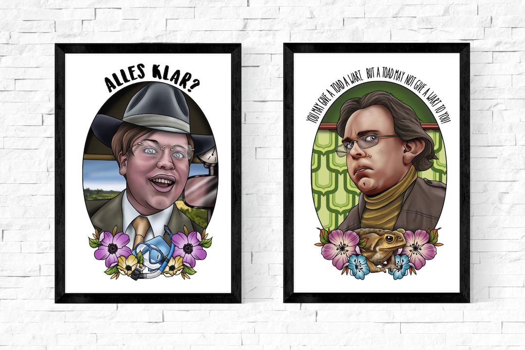 League of Gentlemen Prints, A5 A4, Paulines Pens, Tubbs and Edwards ...
