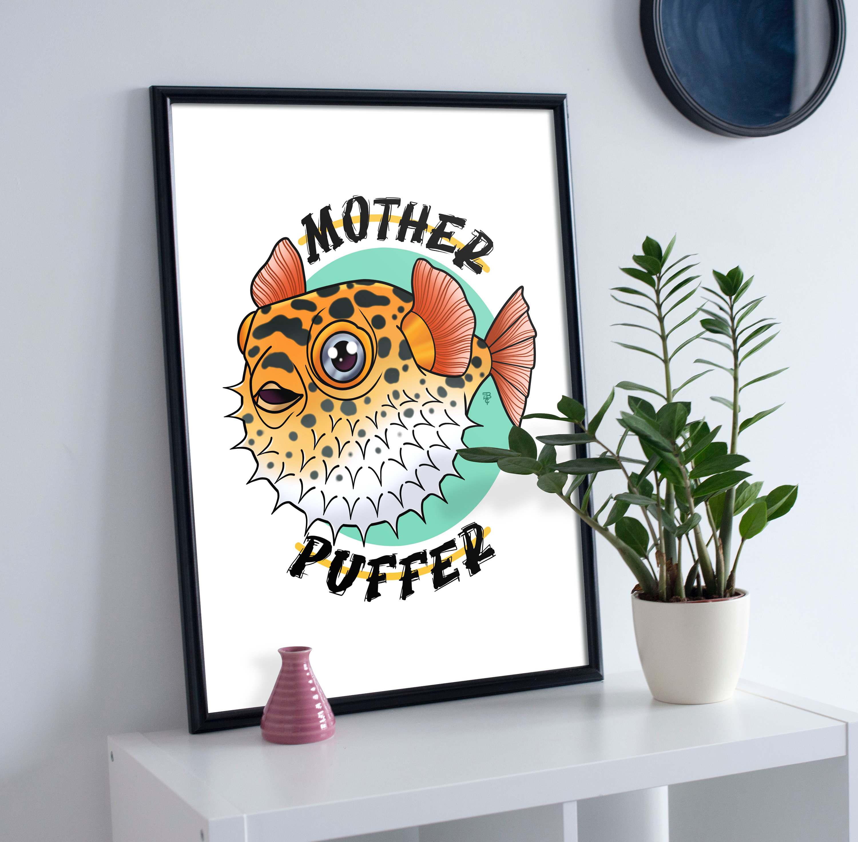 Puffer Fish Tattoo