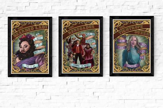 Bearded Lady Circus Poster