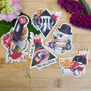 A Clockwork Orange Stickers, 5 Pack, Gloss Vinyl Waterproof Permanent ...