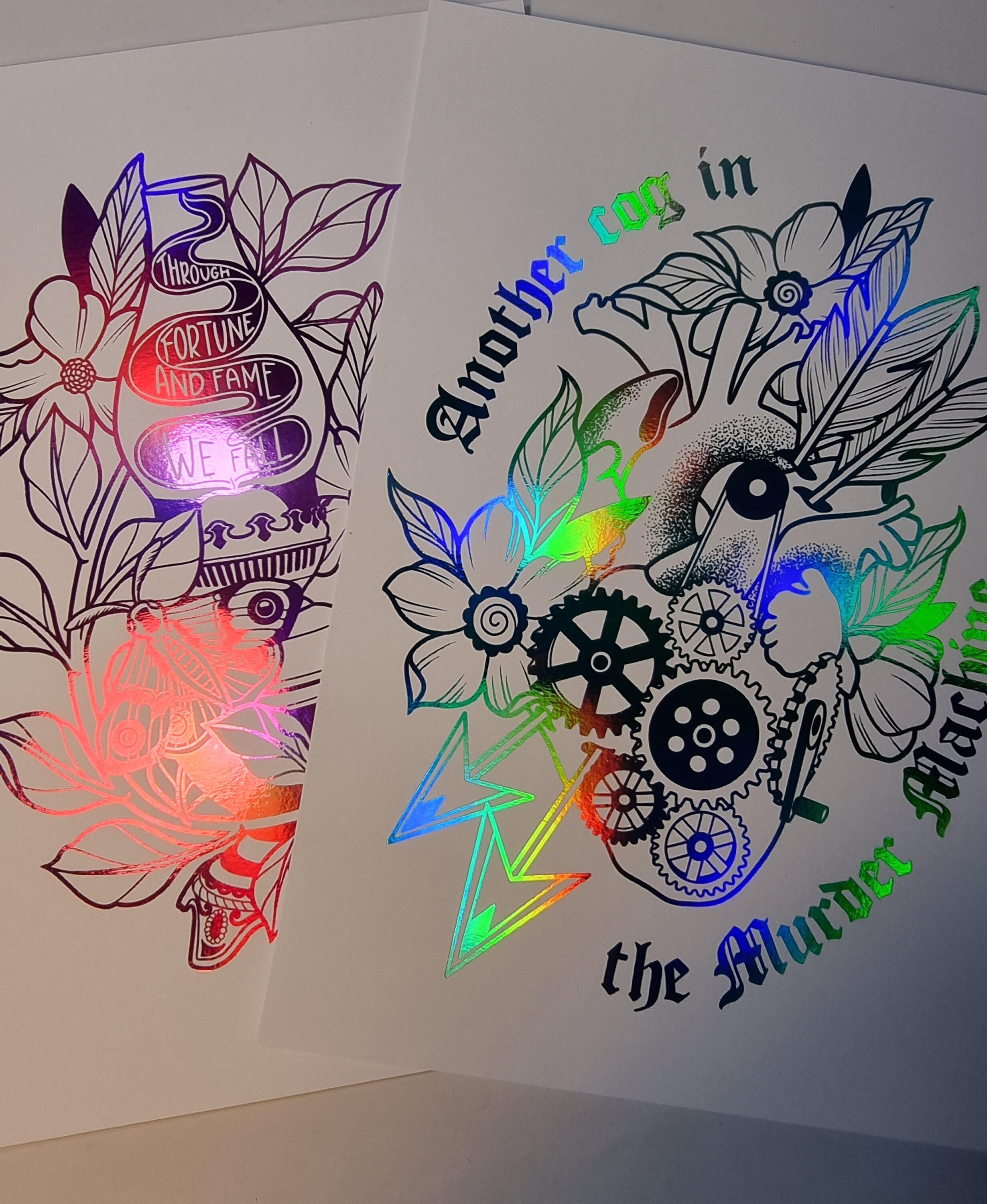 MCR Custom Lyric Foil Prints - Made to Order Just Choose How You Want ...