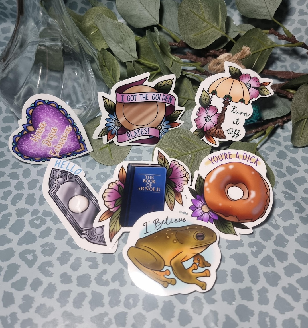 Book of Mormon Stickers, 6 Pack, Gloss Vinyl Waterproof Permanent ...