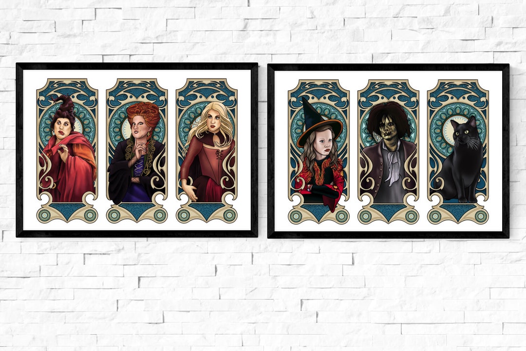 Hocus Pocus Print, FRAMED OPTION, A5 A4 A3, Halloween, Cult Classic ...