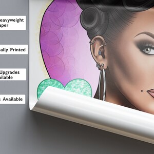 Michelle Visage, Tattoo Style, A5 A4, LGBTQ, RDPR, Drag Race, Judge ...