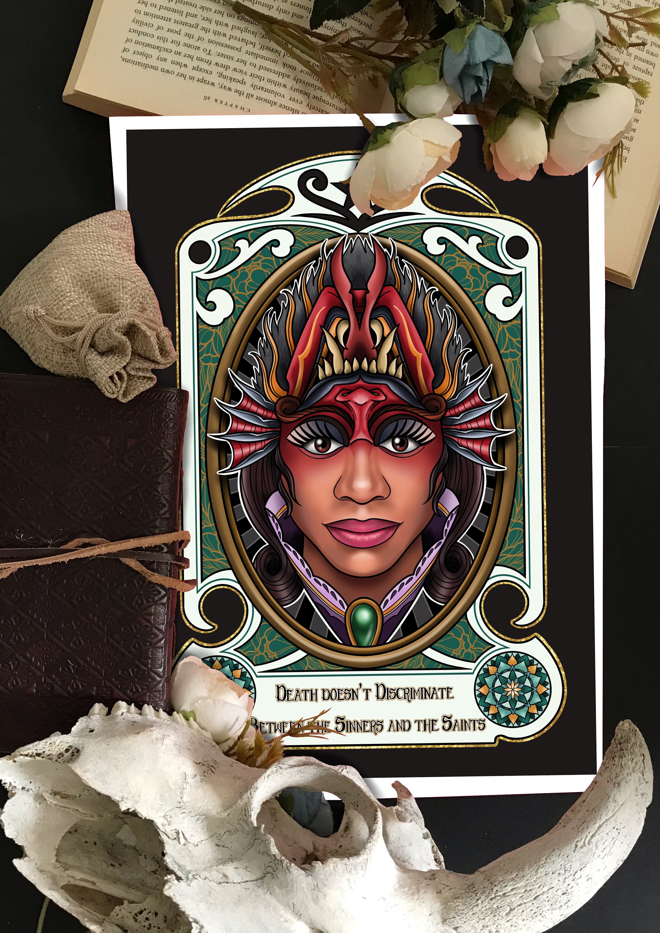 Hamilton Tarot Card Tattoo Art Prints A4 A5 Musical | Etsy