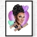 Michelle Visage, Tattoo Style, A5 A4, LGBTQ, RDPR, Drag Race, Judge ...