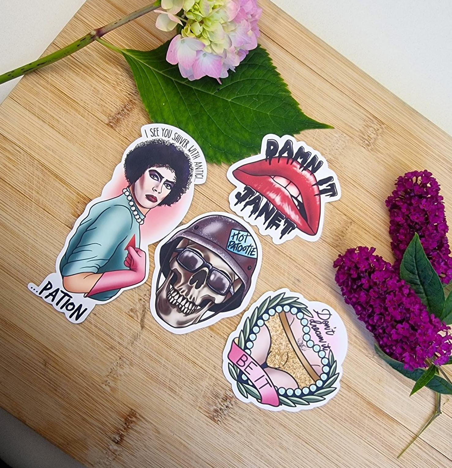 Rocky Stickers, 4 Pack, Gloss Vinyl Waterproof Permanent Sticker Pack ...