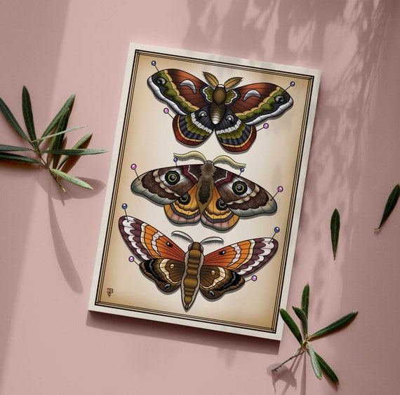 Cecropia Moth Tattoo