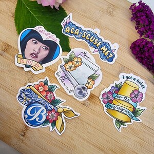 Pitch Perfect Stickers, 5 Pack, Gloss Vinyl Waterproof Permanent ...