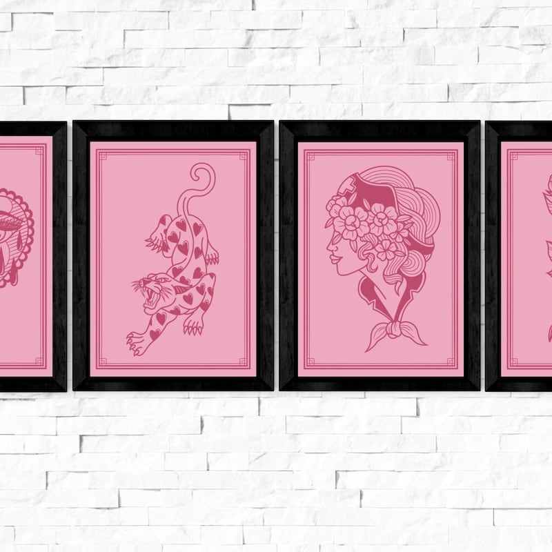 Tattoo Design Plates - Etsy UK