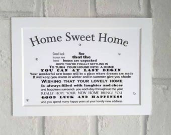 New home poem | Etsy