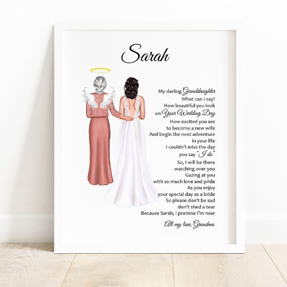 Letter to grandma on wedding day | Beachweddingtips.com