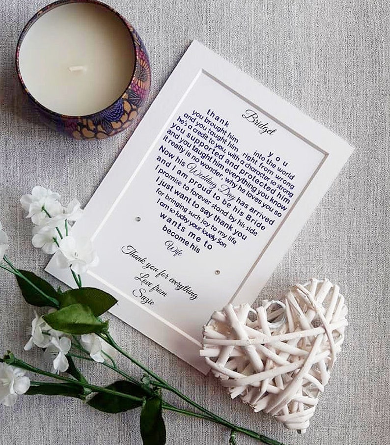 Mother of the Groom Gift From Bride Mother of Groom Gift - Etsy