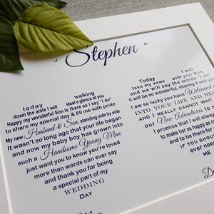 Son of Bride Gift, Stepson Wedding Gift, Son of the Groom Wedding Gift ...